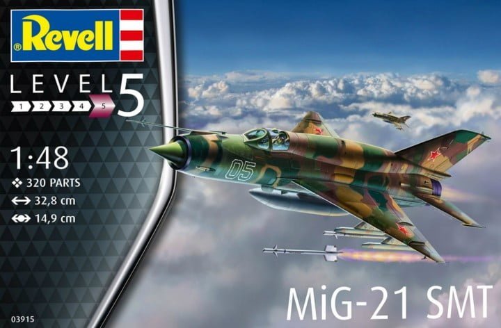 Revell 3915 Mig-21 SMT – Gravesend Model Centre