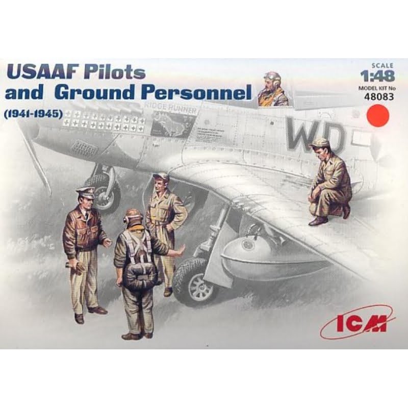 ICM 48083 USAAF Pilots & Personnel – Gravesend Model Centre
