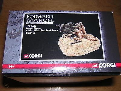 Corgi Forward March CC59169 1/32 Desert Storm British Milan Anti Tank ...