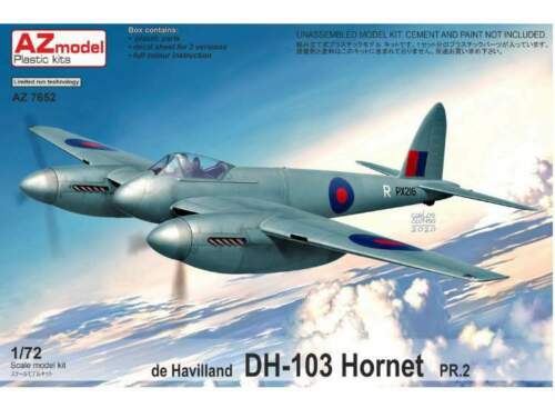 AZ Models 1/72 de Havilland DH-103 Hornet PR2 – Gravesend Model Centre