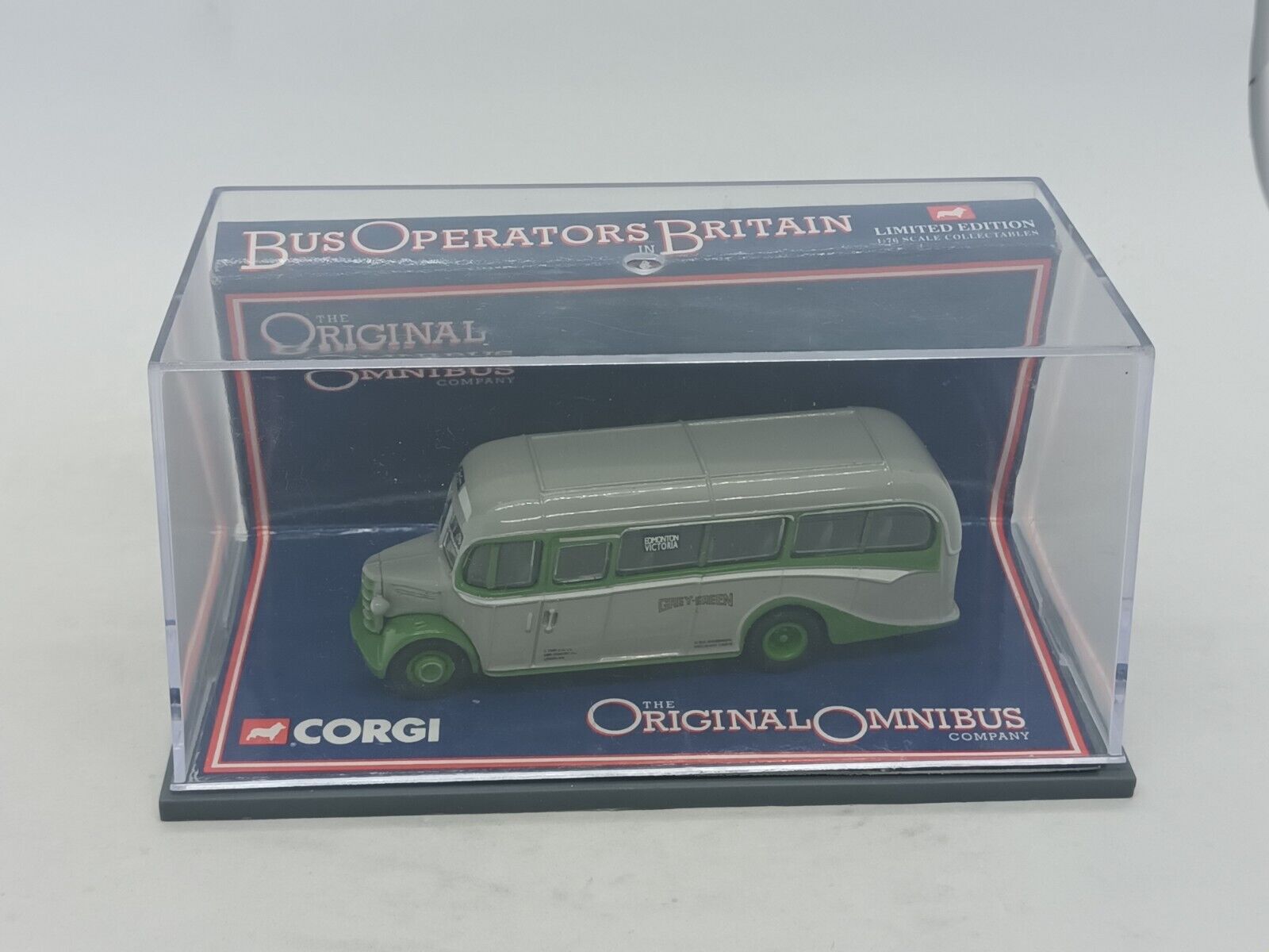 Corgi 42604 Bedford OB Coach Grey Green – Gravesend Model Centre