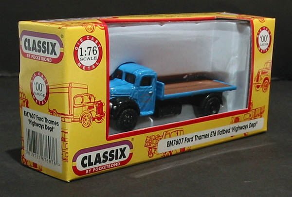 Classix EM7607 Ford Thames ” Highways Dept” – Gravesend Model Centre