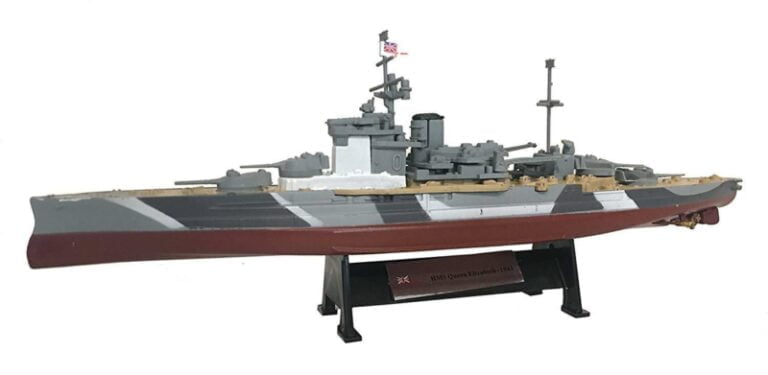 Warships of WW2 1/1000 HMS Queen Elizabeth – 1943 – Gravesend Model Centre