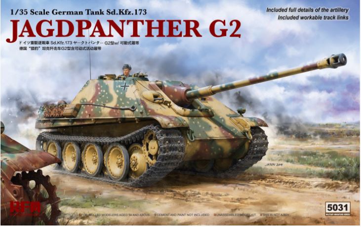 Ryefield Models RM5031 1/35 Jagdpanther G2 – Gravesend Model Centre