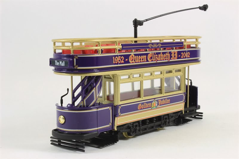Corgi CC25206 Queen Elizabeth ll Golden Jubilee Open Top Tram – Special ...