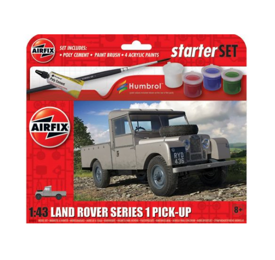 Airfix A55012 1/43 Land Rover Series 1 Pick Up – Gravesend Model Centre