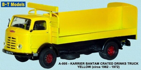BT Models A005 Karrier Bantam Bottled Drinks Truck Diecast Model 1/76 ...