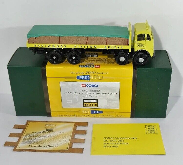 Corgi 12302 1/50 Foden FG 8 Wheel Platform Lorry Eastwoods – Gravesend ...