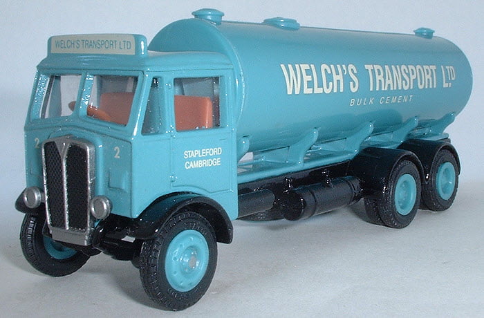 EFE 10905 Welch’s Transport AEC 6 Wheel Tanker – Gravesend Model Centre