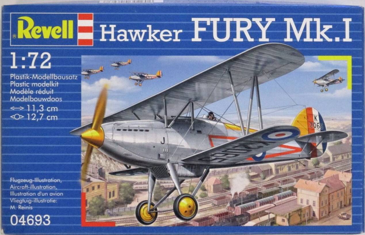 Revell 04693 1/72 Hawker Fury Mk1 – Gravesend Model Centre