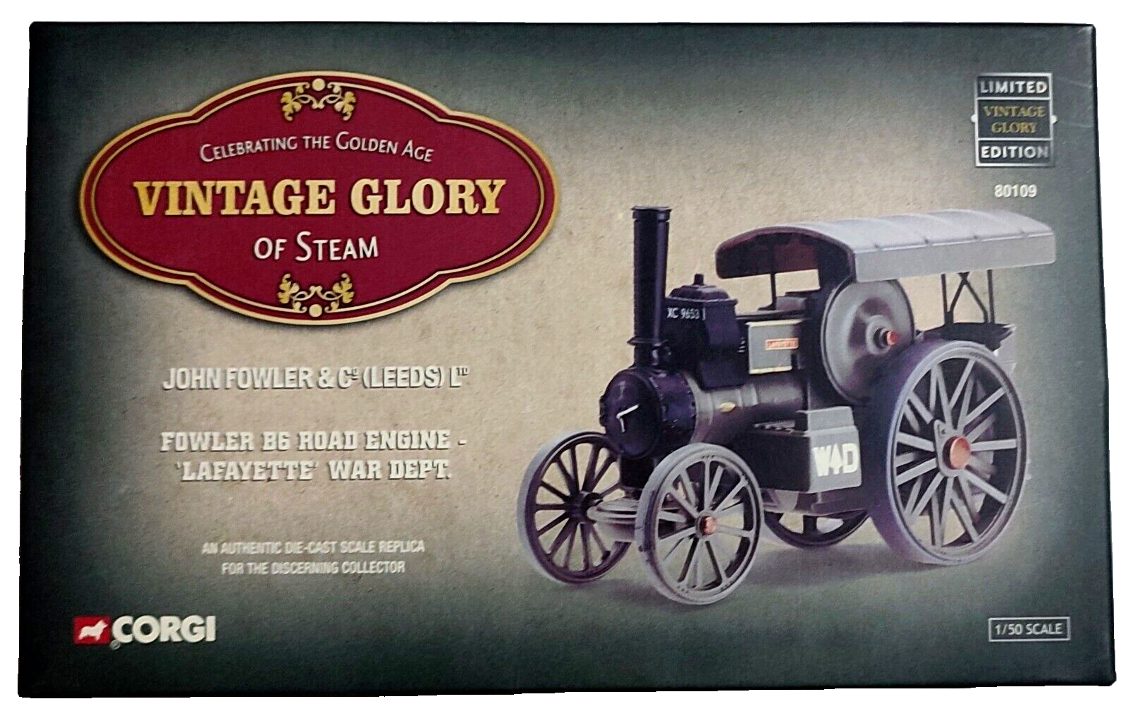 Corgi Vintage Glory 80109 1/50 Fowler & Co Leeds B6 Road Engine ...