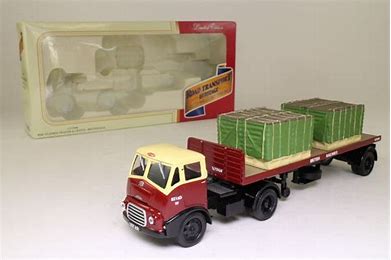 Corgi CC13306 BRS 1/50 BMC Flatbed Trailer and Crates - Gravesend Model ...