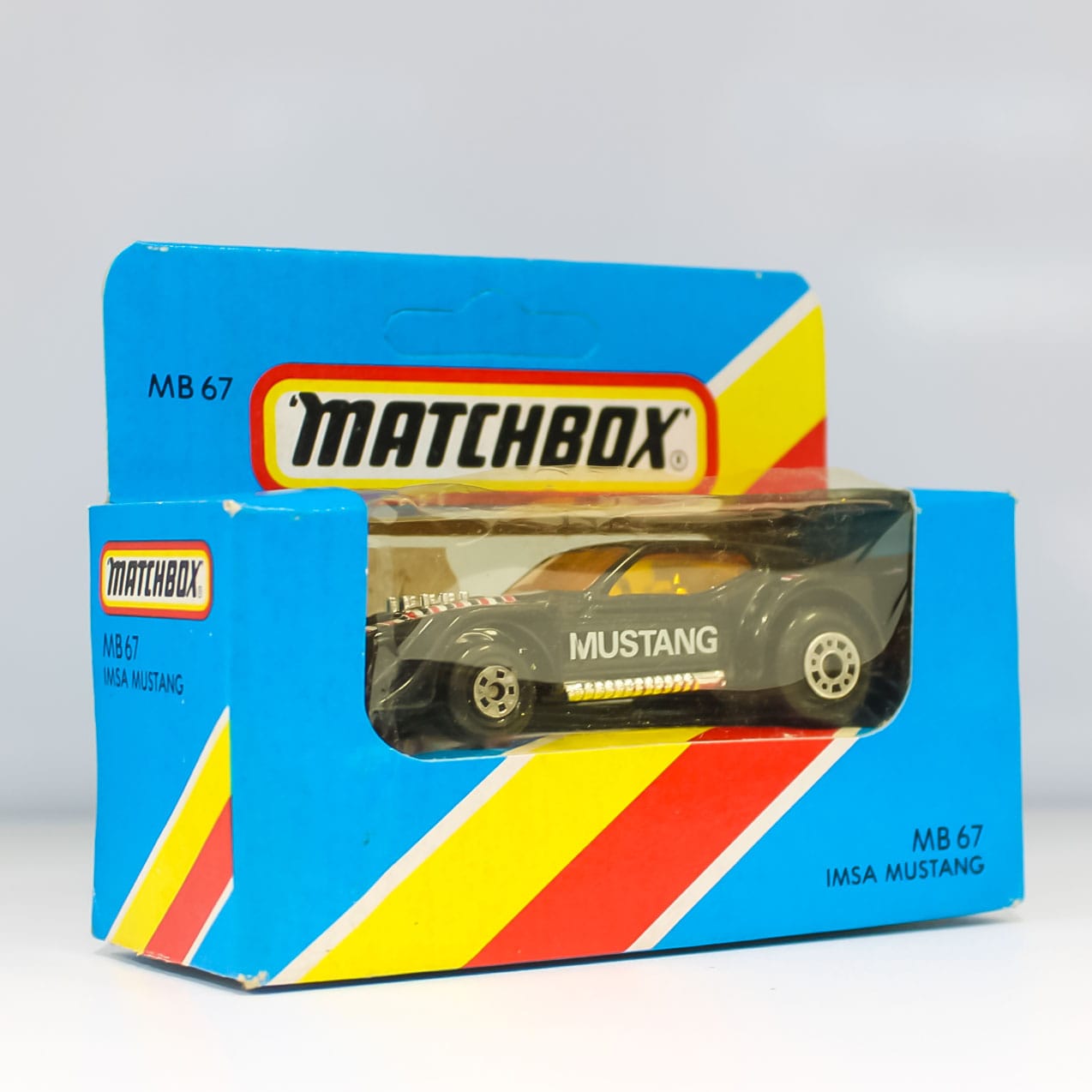 MATCHBOX 1/64 MB67 IMSA MUSTANG Black – Gravesend Model Centre