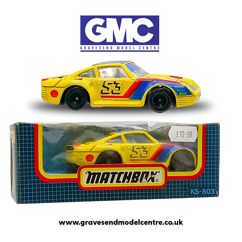 MATCHBOX KS-803 1/32 PORSCHE 959 Yellow – Gravesend Model Centre