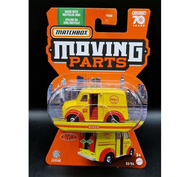 Matchbox FWD28 HLG07 1/64 Divco Shell Van – Gravesend Model Centre
