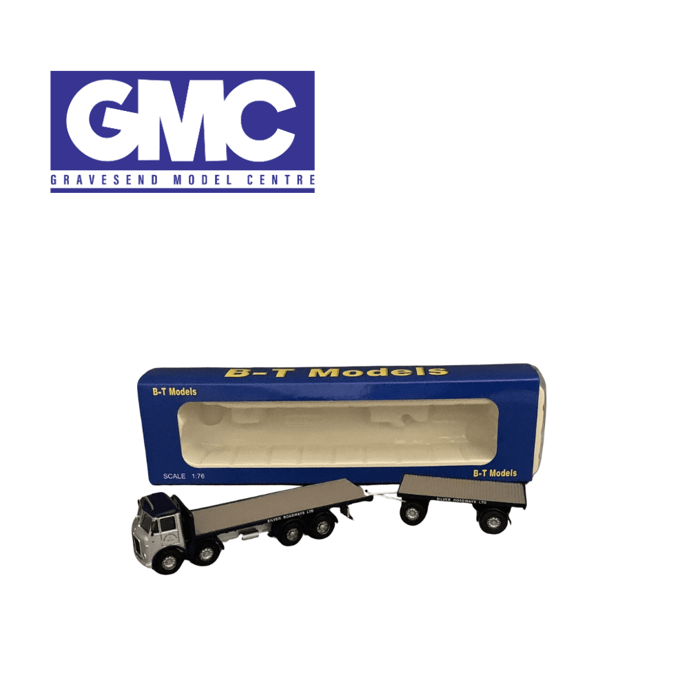 BT Models 1/76 DA98 AEC Mammoth Major Trailer Silver Roadways – Gravesend Model Centre