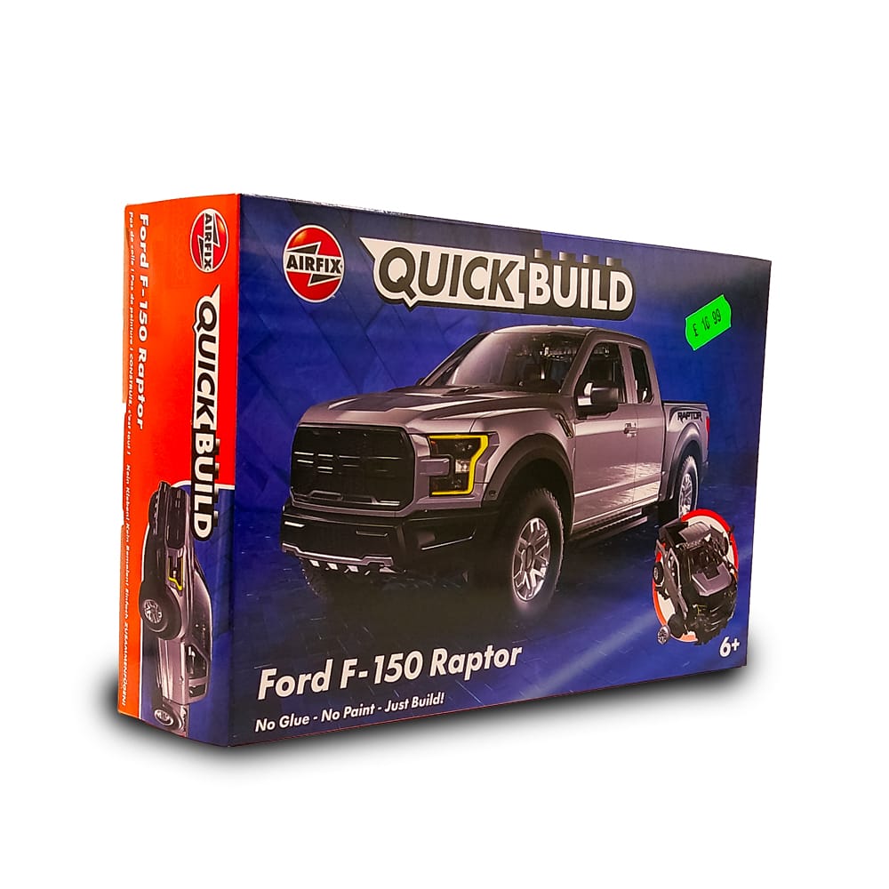 Airfix Quick Build Ford F-150 Raptor – Gravesend Model Centre