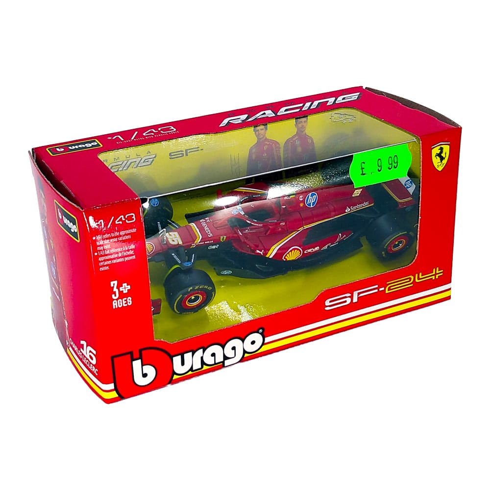 Burago 1/43 18/60039B Ferrari F1 Cars Leclerc/Sainz – Gravesend Model ...