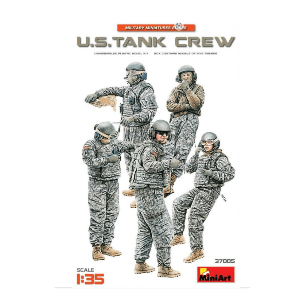 MINIART 37005 1/35 Figures Modern U.S. Tank Crew Model Kit - Gravesend ...