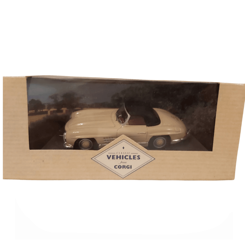 Corgi 1/43 96415 Mercedes 300 Soft Top Cream - Gravesend Model Centre
