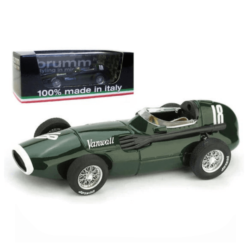 Brumm 1/43 R98 Vanwall F1 GP Gran Bretagna e Europe 1957 Stirling Moss ...